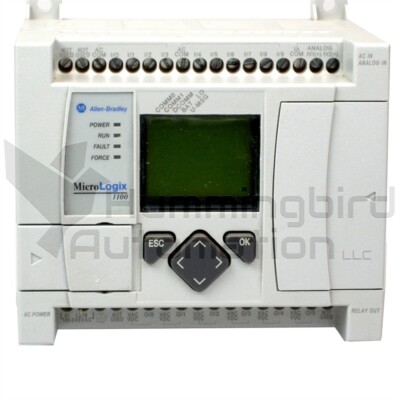 Allen Bradley 1763-L16AWA /B Micrologix 1100 PLC Controller TESTED | eBay