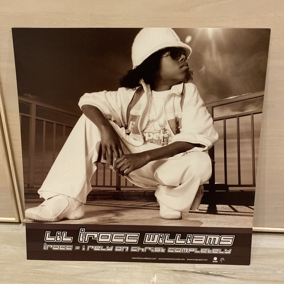 Lil IROCC Williams Forefront 12x12 Album Flat Poster Christian Rap Hip ...