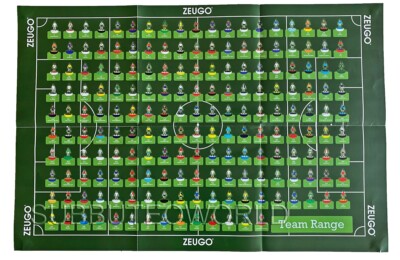 ZEUGO TEAMS - FLAT BASES. SUBBUTEO TABLE FOOTBALL, TABLE SOCCER. NEW ...