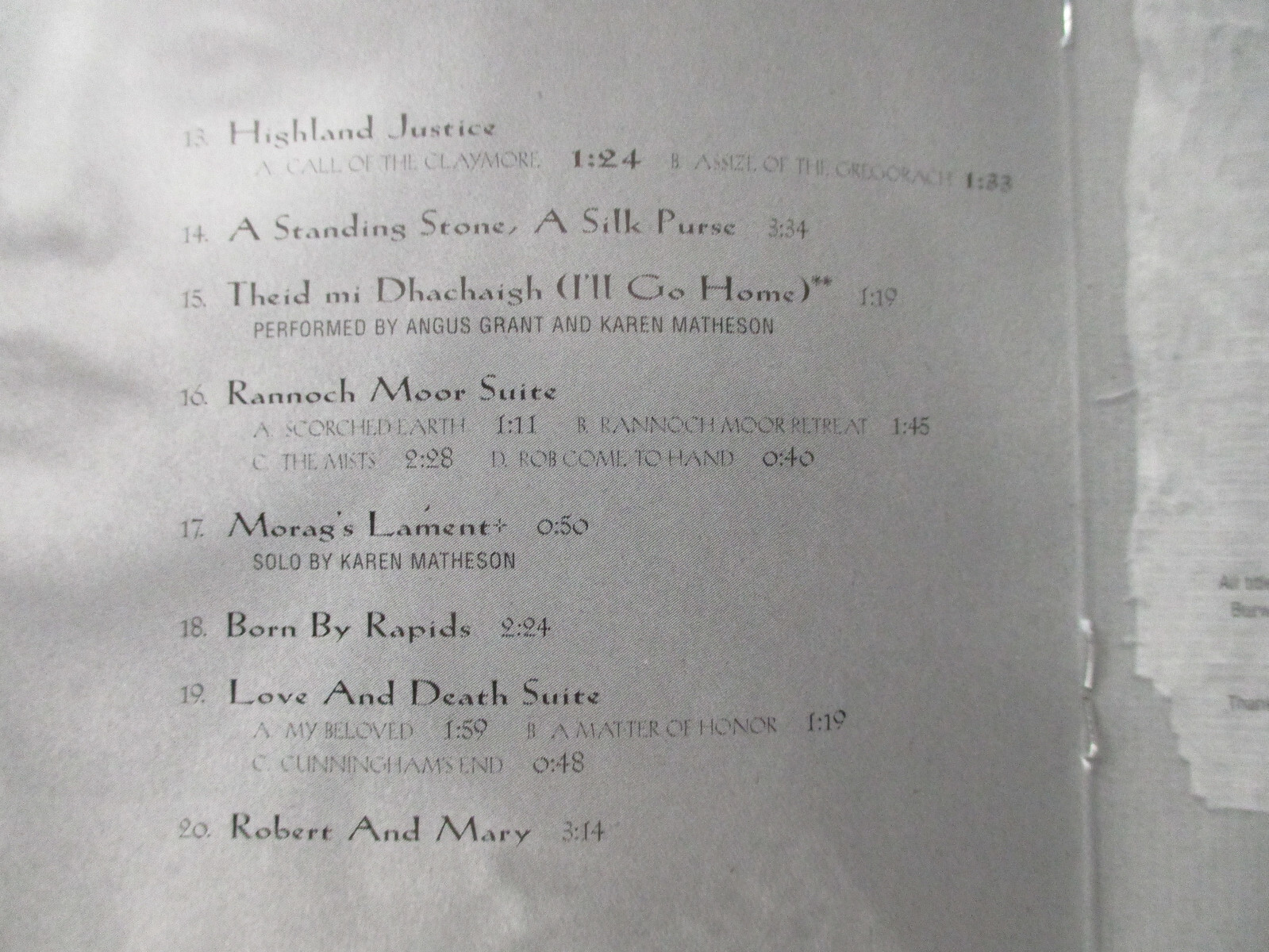 Rob Roy. Film Soundtrack. Compact Disc. 1995. Made In Italy. | eBay ...