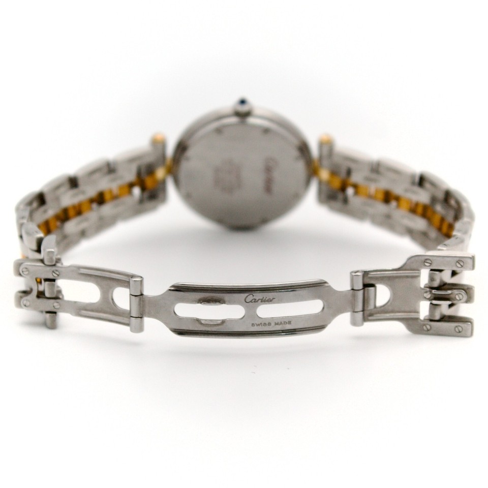 Cartier Panthère 30mm 183964 18kt Custom Diamond Bezel / Two Tone White ...