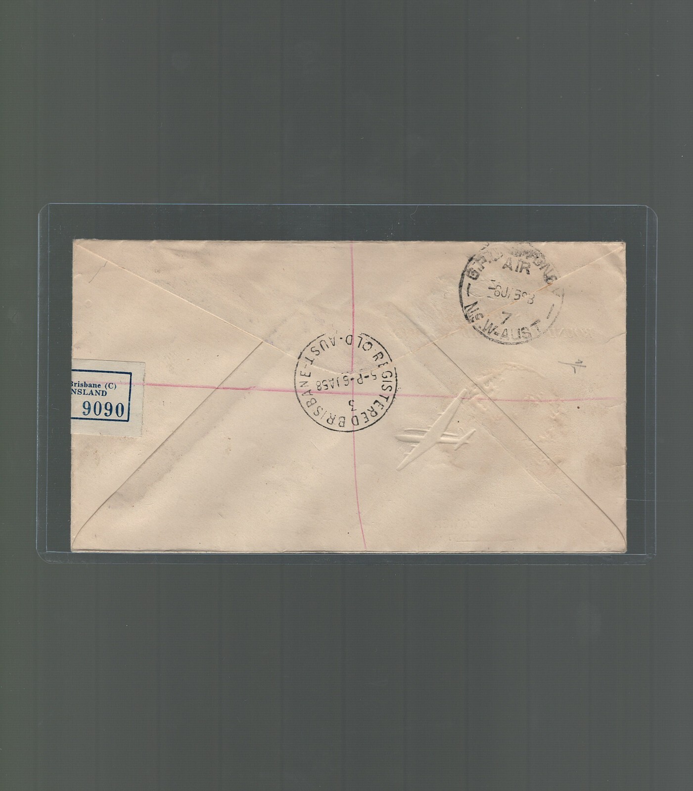Australia First Flight Cover Brisbane to Rio Cuarto Argentina 1958 | eBay