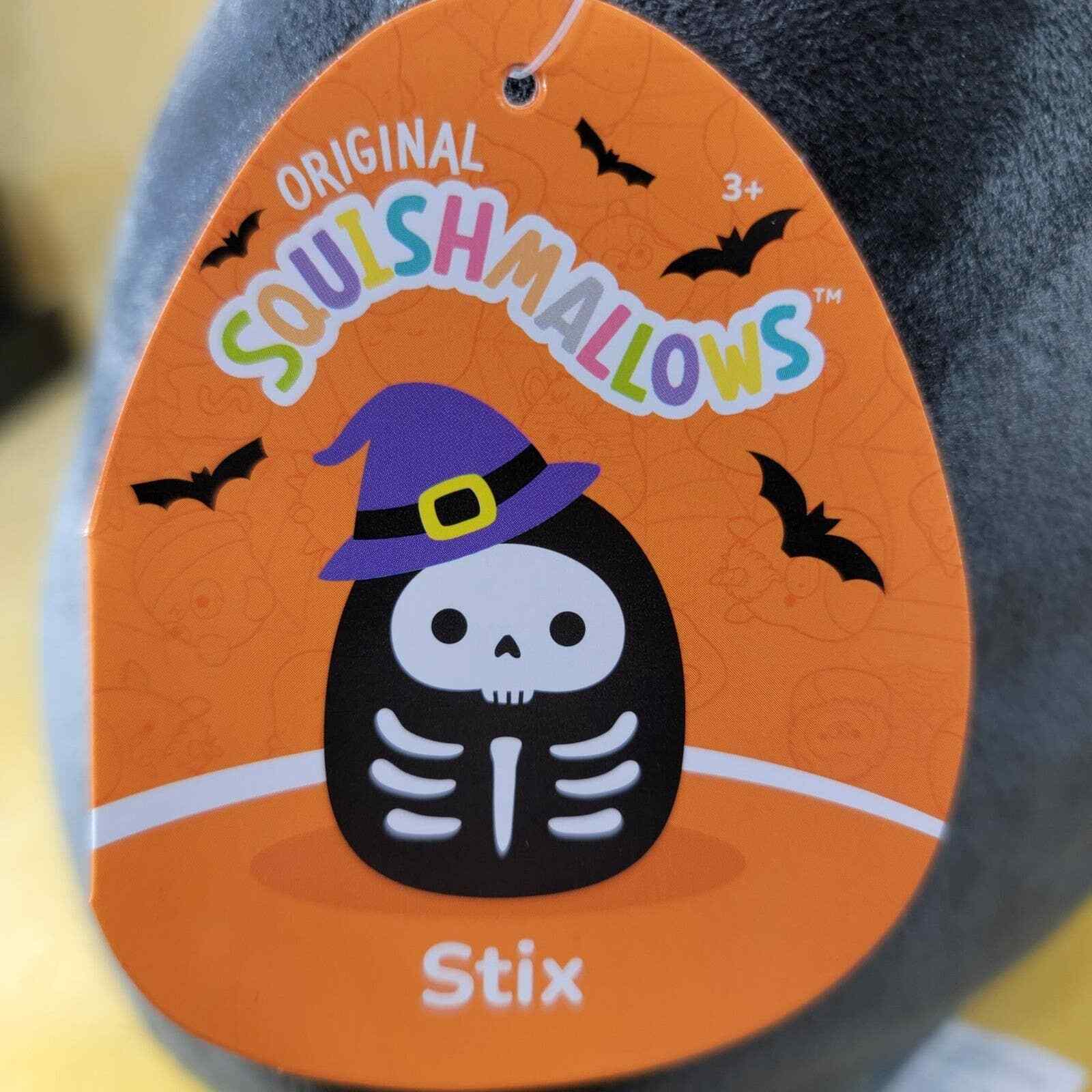 8" Stix Skeleton Purple Witch Hat Halloween Squishmallow- NWT | eBay.de