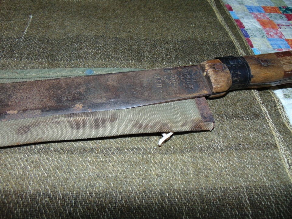 Vintage WW II Usn-mk1 Legitimus Collins And Co. 1944 Machette | eBay
