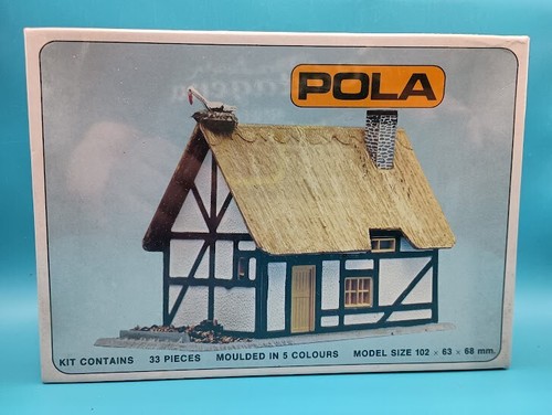 HO / OO SCALE SEALED POLA THATCHED COTTAGE KIT UNASSEMBLED NEW OLD ...