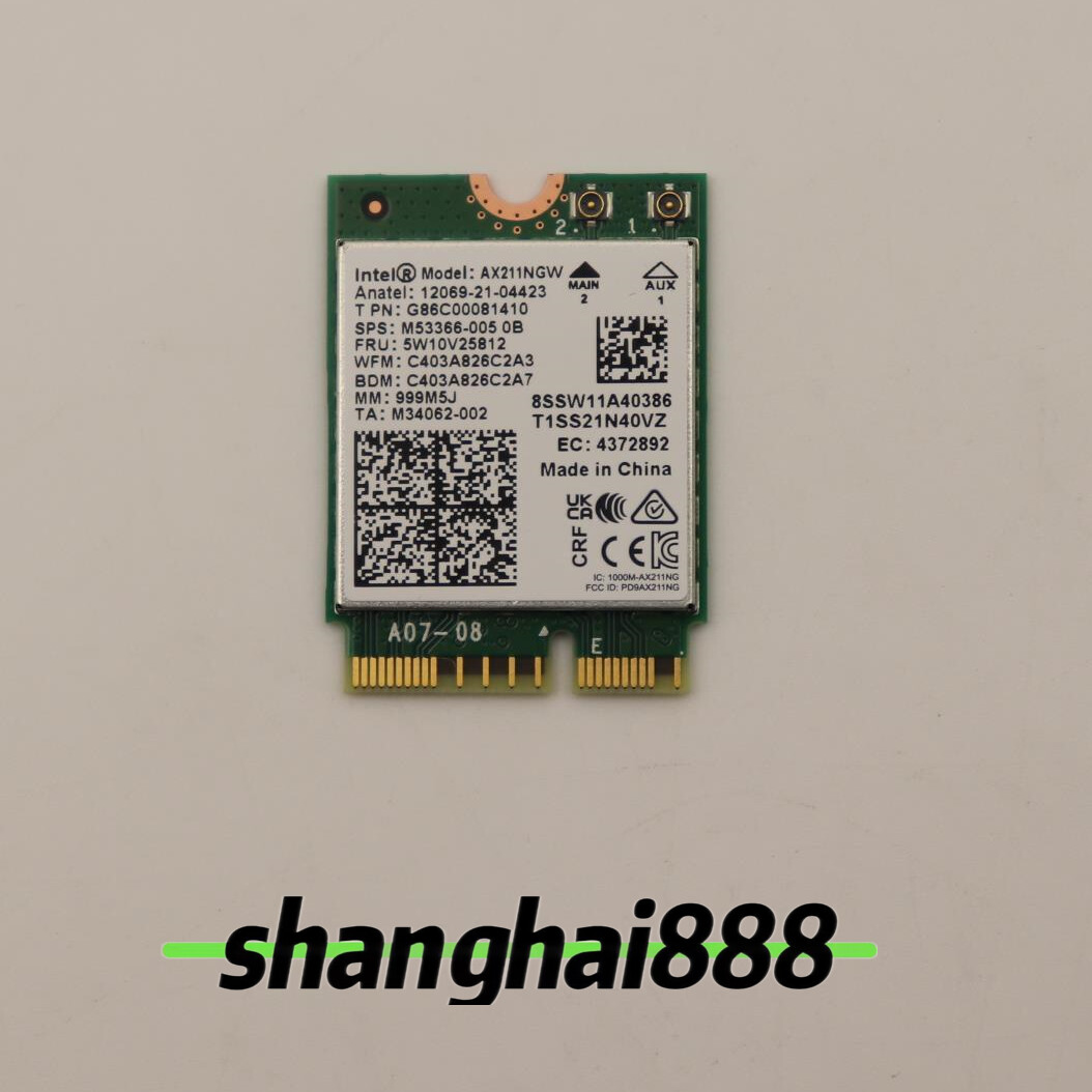 HP Elite mini 800 G9 600 G9 WIFI Bluetooth card INTEL AX211NGW M53366 ...