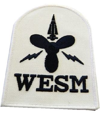 WESM Weapons Engineering Submariners Royal Navy Badges - white working ...