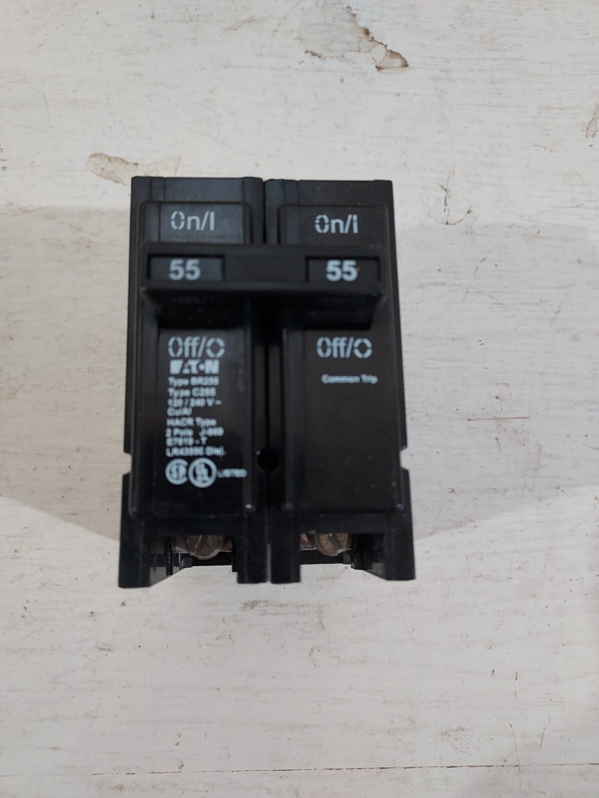Eaton BR255 Double Pole 55a Breaker for sale online | eBay