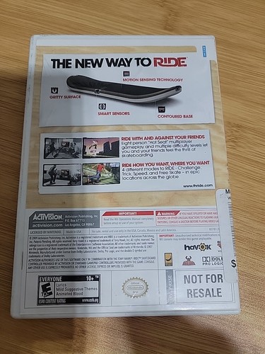 Tony Hawk Ride (Nintendo Wii, 2009) Complete w/Manual Tested Working | eBay