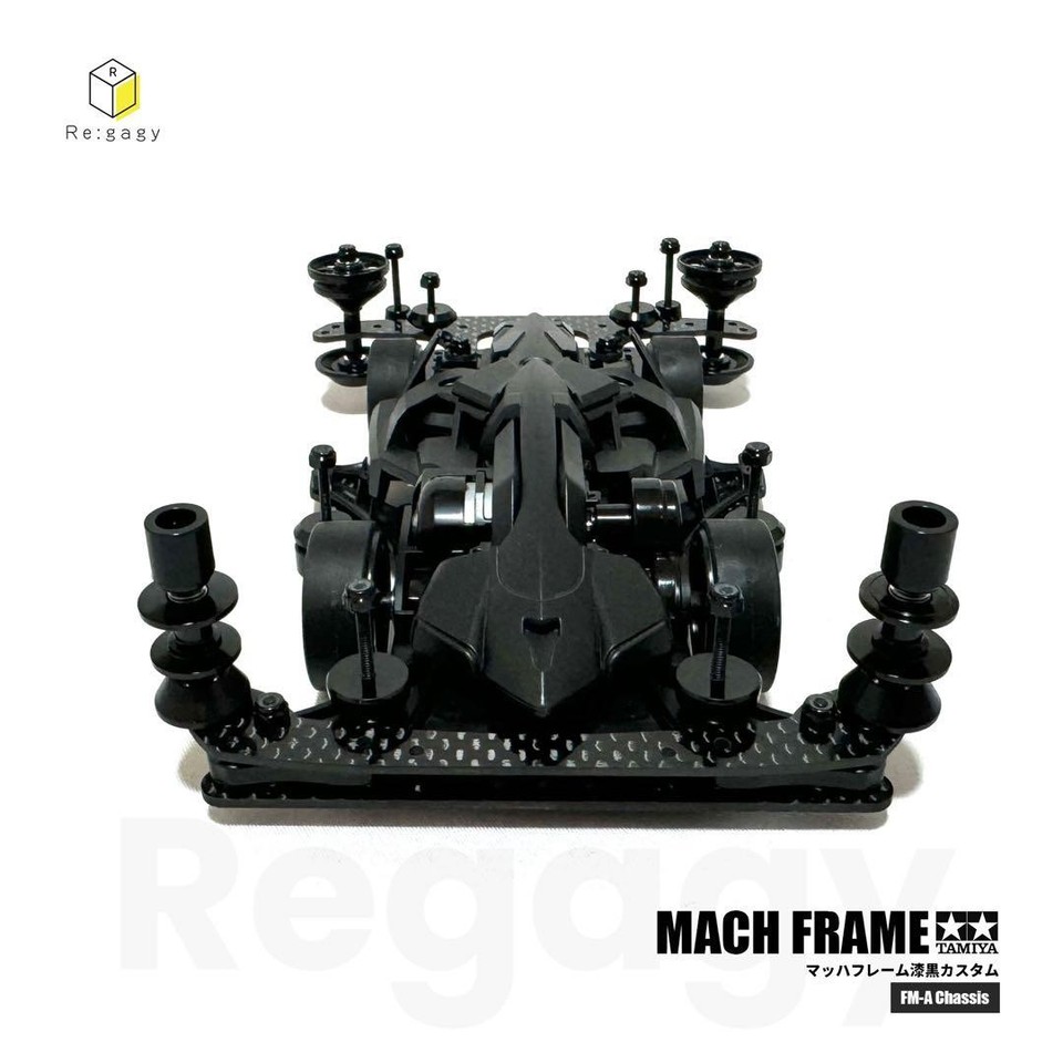 Mini 4wd Mach Frame Fma Jet Black Custom Completed Model Tamiya B-max ...