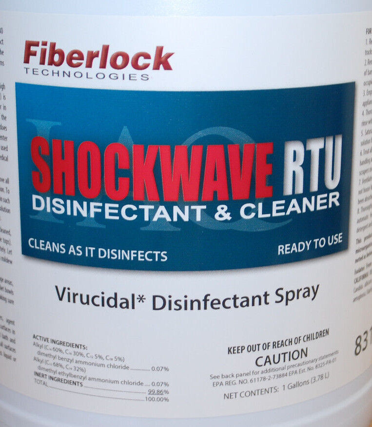 Shockwave RTU Disinfectant Sanitizer and Cleaning Solution (1 Gallon ...
