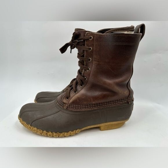 LL Bean Maine Hunting Shoe 8" Duck Boot Gore Tex Sock Liner Men's 10 F ...