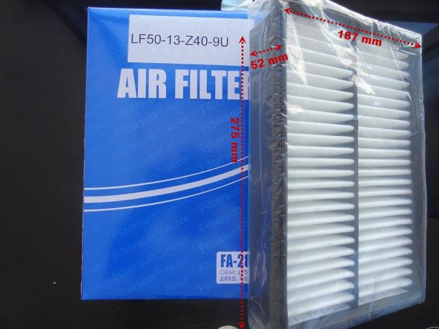 Mazda Engine-Air Filter ELEMENT LF50-13-Z40-9U LF50-13-Z40A LF50-13-Z40 ...