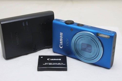 Canon PowerShot IXY 90F Blue ELPH 115 IS Digital Camera 16.0MP 8x ...