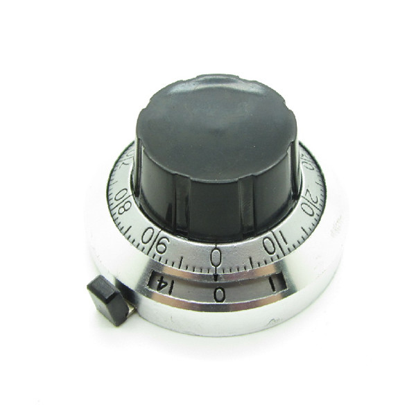 46mm Dial Multi-Turn 15 Turns Potentiometer Pot Knob Cap for 6.35mm ...