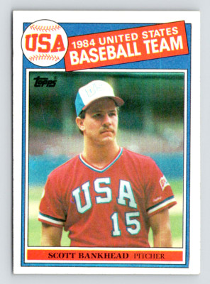 1985 Topps Card, #393 Scott Bankhead Rookie, United States, 1984 Summer ...