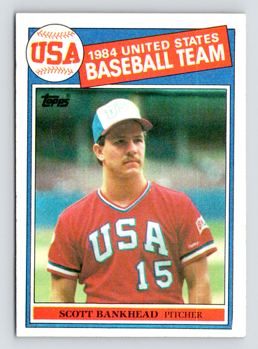 1985 Topps Card, #393 Scott Bankhead Rookie, United States, 1984 Summer ...