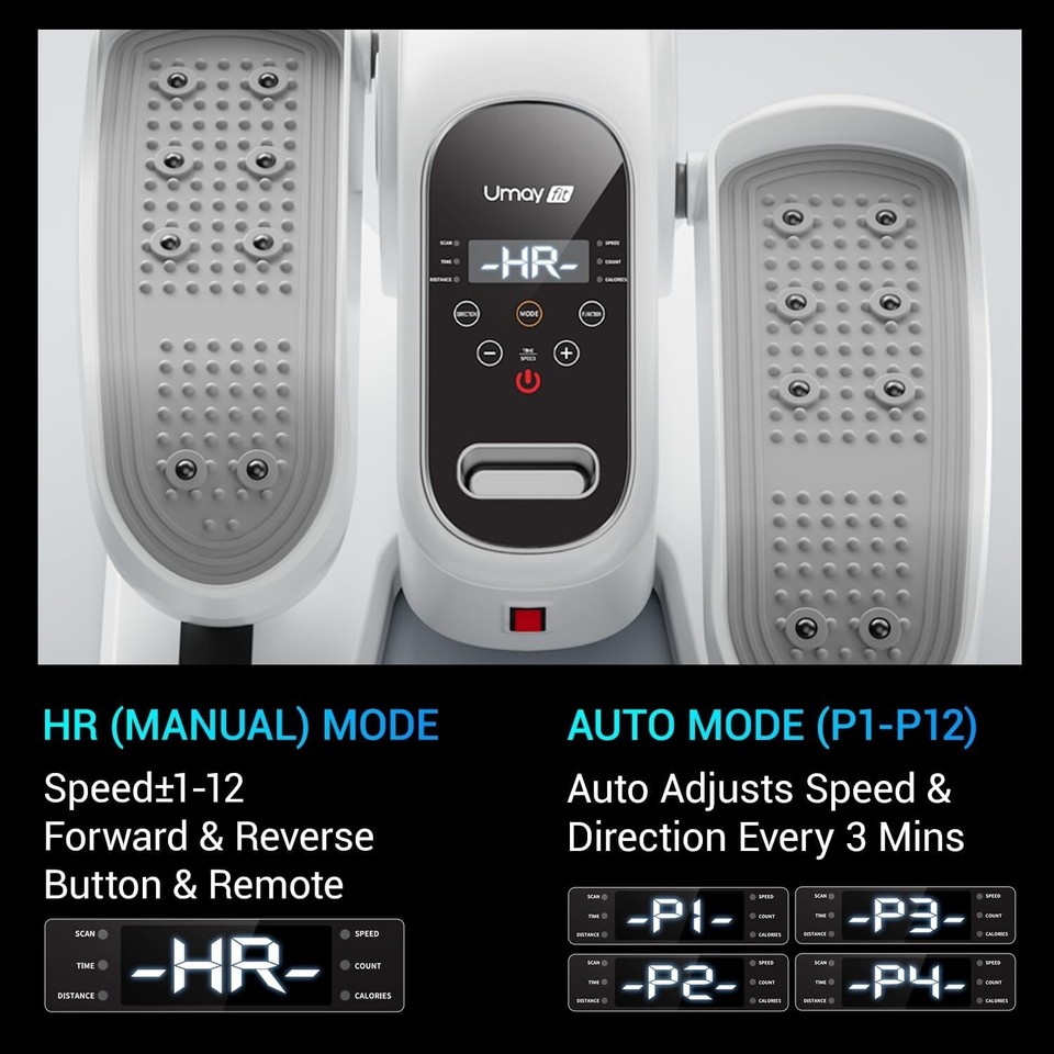 Ellipse Leg Exerciser for Seniors, Quiet & Portable Electric Seated ...