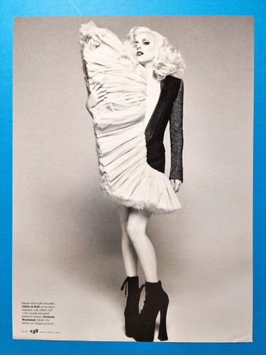 LADY GAGA - 8 Page Magazine Article Fashion Footwear Legs High Heel ...