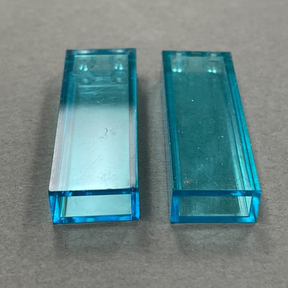 Lego 46212 35274 Transparent Aqua Blue Replacement Add-on Pieces Parts ...