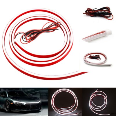 Dynamic Scan Start Up Hood beam Kit Flexible Car Hood LED Strip Lights ...