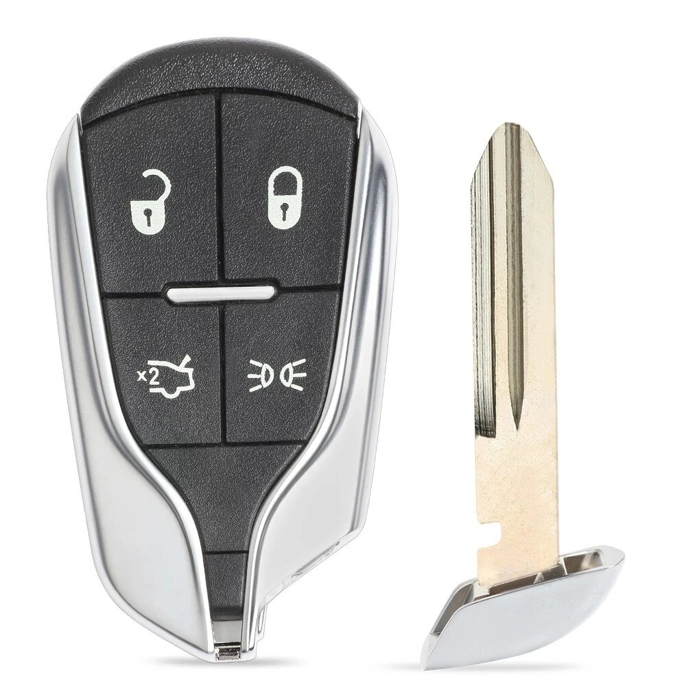 Smart Remote Car Key Shell Case with Light Button for Maserati | eBay