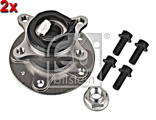 FEBI 2x Rear Wheel Bearing Kit Right For FIAT Sedici SUZUKI 06-22 ...