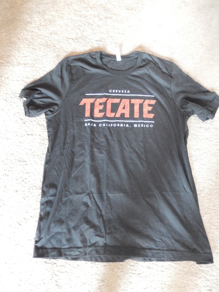 Cerveza Tecate Mexican Beer Men's T-Shirt Short Sleeve Crew Size 2XL ...