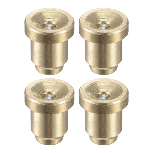4Pack 6mm Ball Oiler Push Button Flange Grease Oil Cups for Lubrication ...
