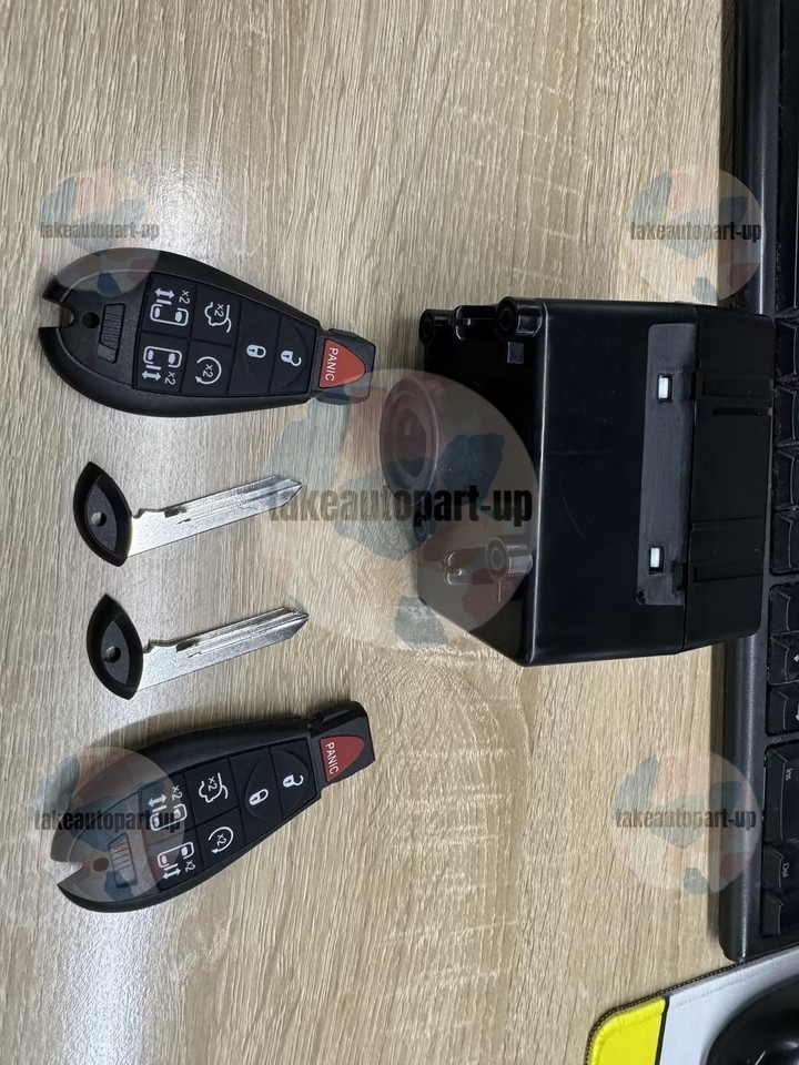 Wireless Ignition Switch Node Key Fob 68210150AB Unprogrammed For 08-10 ...