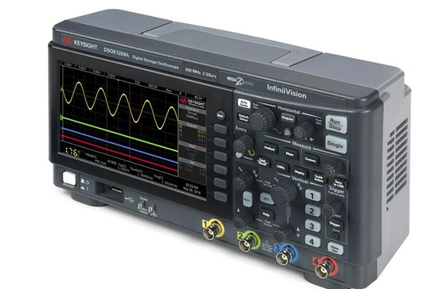 New in Box Keysight DSOX1204A, 70 MHz, 2 GSa/s, 4 Analog Channels, up ...