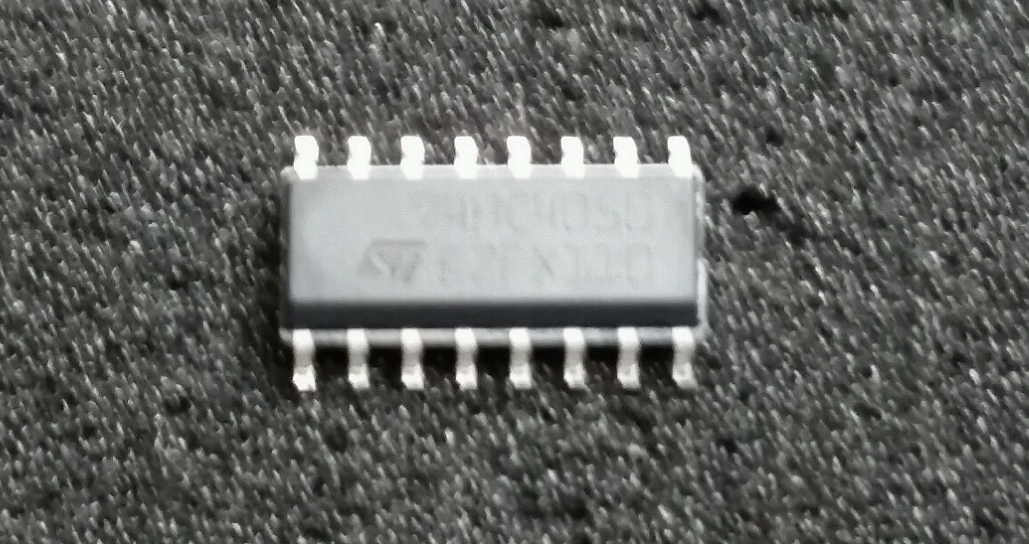 10PCS ST M74HC4050 / 74HC4050 SMD. ,Hex non inverting level shifter ...