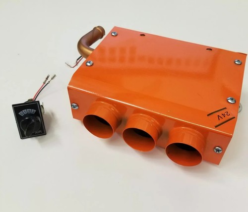 24V Cab Underdash Compact Air Heater Warmer Deluxe Under Dash Kit For ...