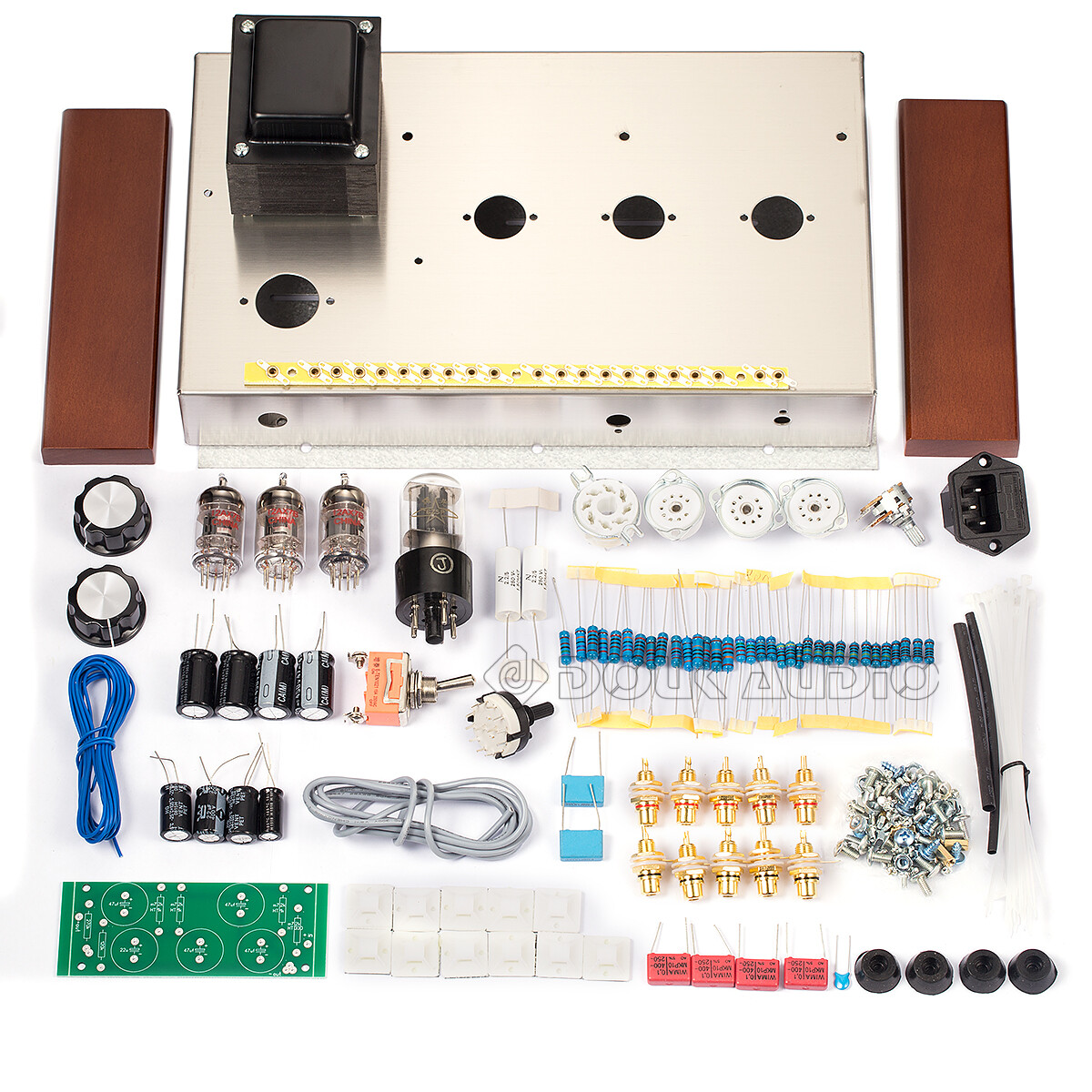 HiFi 12AX7 Vacuum Tube Preamp DIY KIT Stereo Home Desktop Audio ...