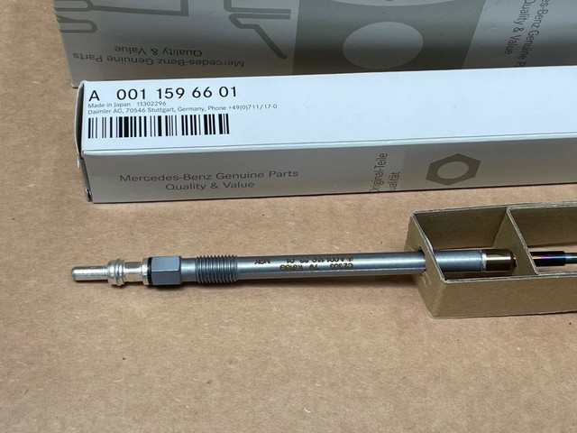 Mercedes-Benz 0011596601 Genuine OEM Factory Original Glow Plug for ...