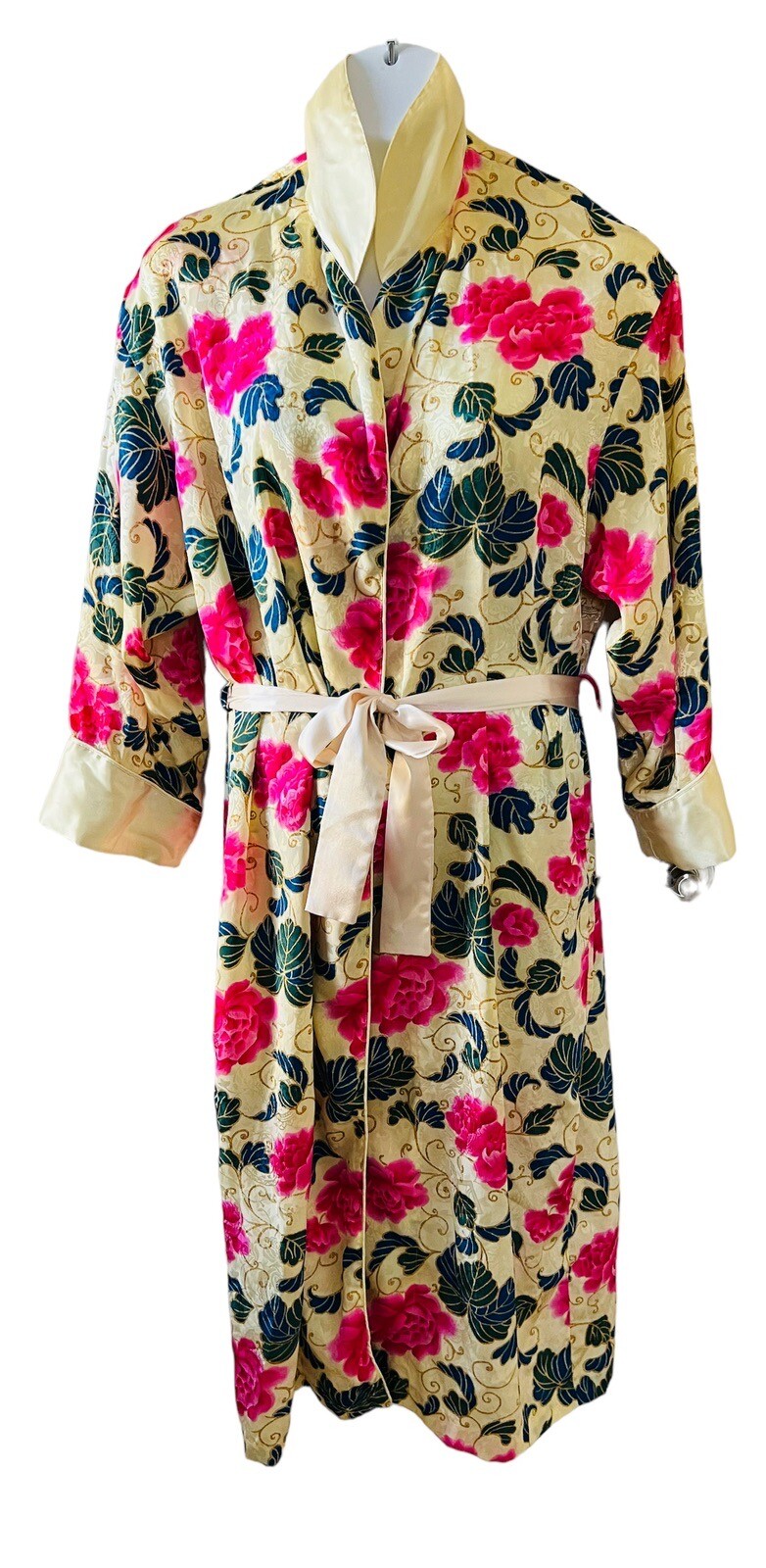 Vintage Victoria’s Secret Floral Long Robe Size M/L … - Gem