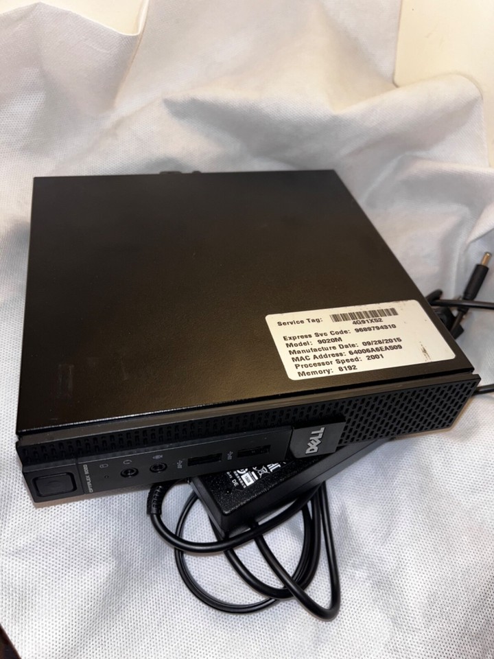 Dell OptiPlex 9020m Micro Intel I5-4590T CPU 2.00ghz 8gb RAM 500 HDD ...