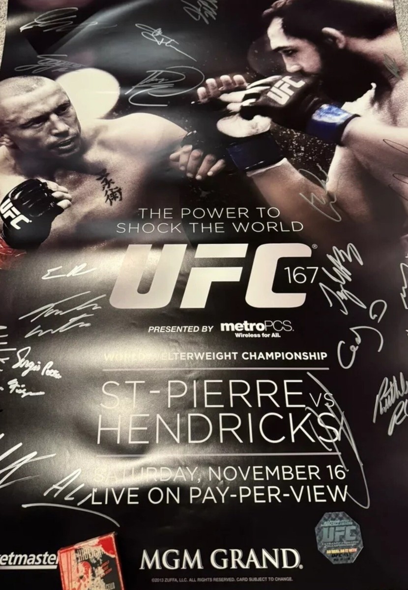 Ufc 167 Plakat