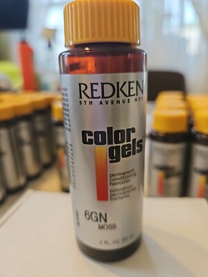 Redken Color Gels " Moss 6GN" Permanent Conditioning Hair color 2oz | eBay