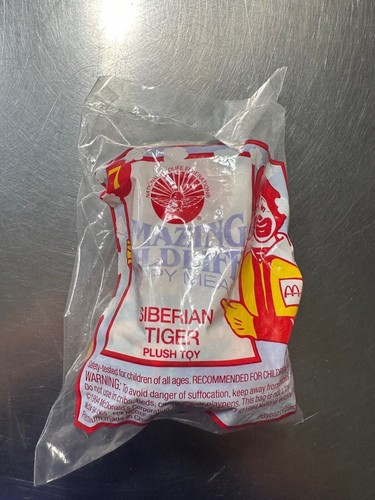 Amazing Wildlife Siberian Tiger 7 Mcdonalds Happy Meal Fast Food ...