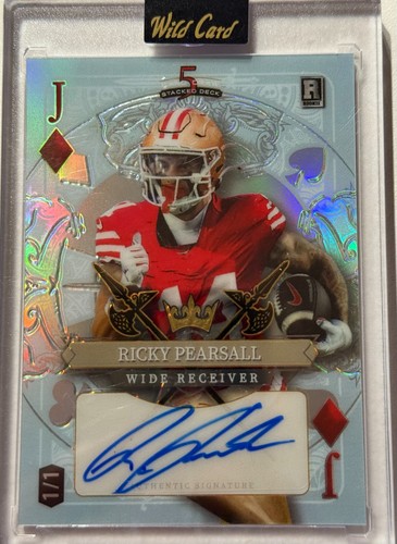 🔥 Ricky Pearsall Autographed Rookie Card 2024 5 Card Draw 1/1 – SF ...