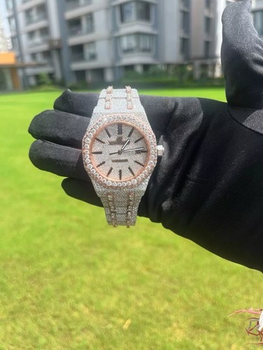 Moissanite VVS Diamond AP Watch Moissnite Bust Down | eBay