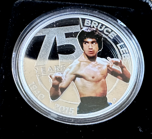2015 Tuvalu Bruce Lee 1 oz Pure Silver Proof Coin with COA | eBay