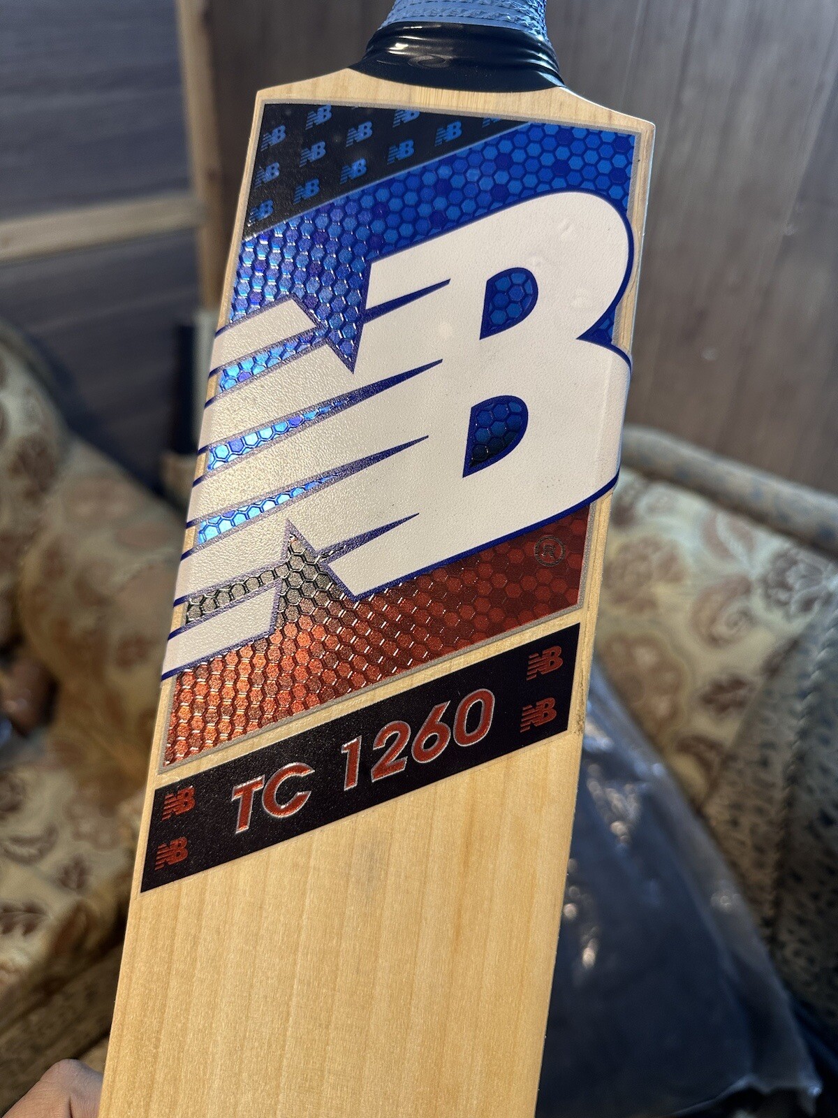 New balance TC 1260 Players Pro Grade 1 English Willow Cricket Bat 2lb ...