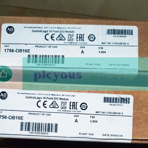 1756-OB16E New Factory Sealed A-B ControlLogix 16 Point D/O Module ...
