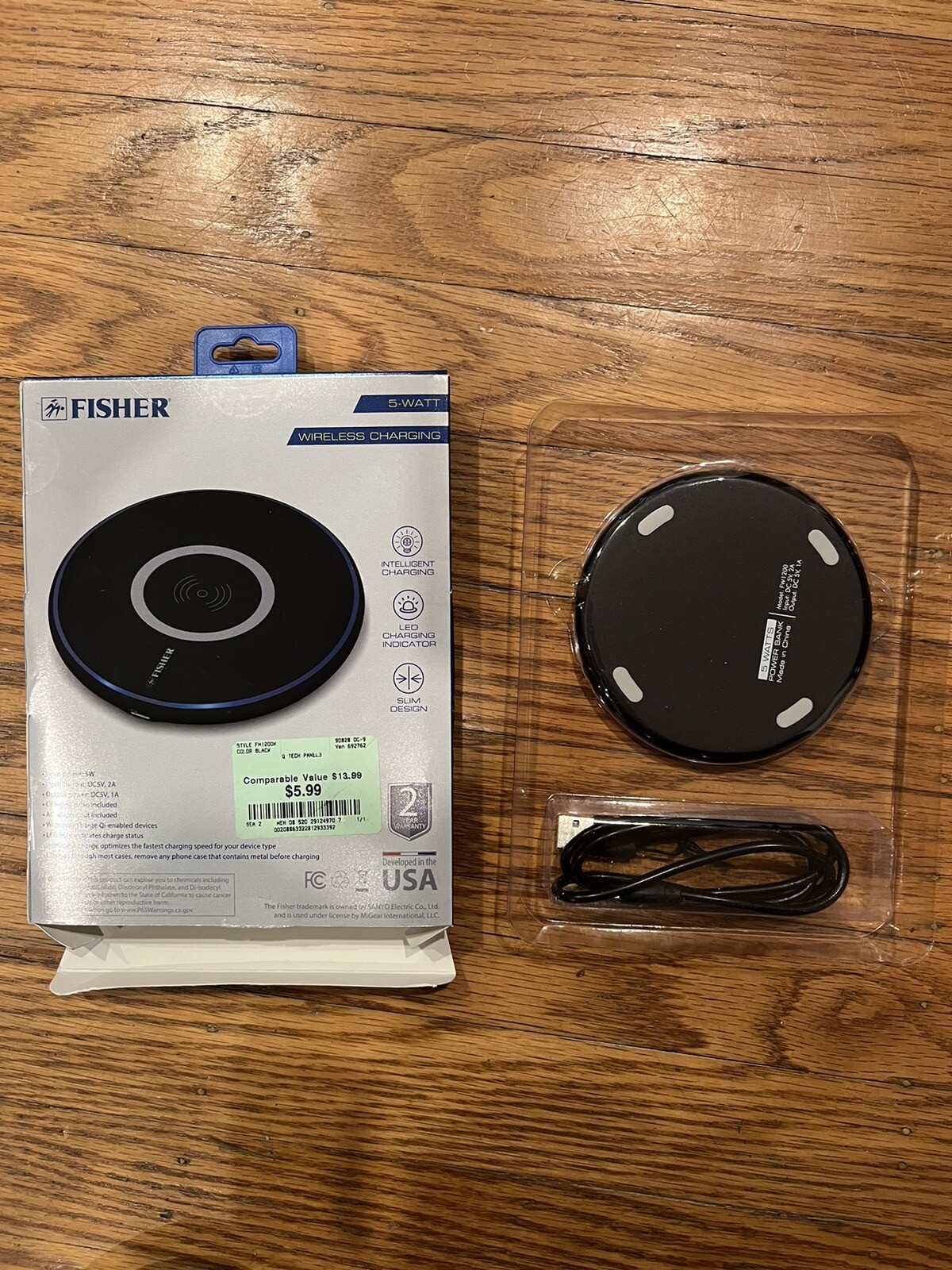 Fisher Qi Wireless Universal Multimedia Charger New | eBay