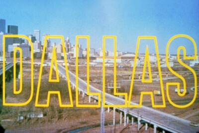 Dallas tv show credits with city skyline freeway 24x36 inch Poster ...