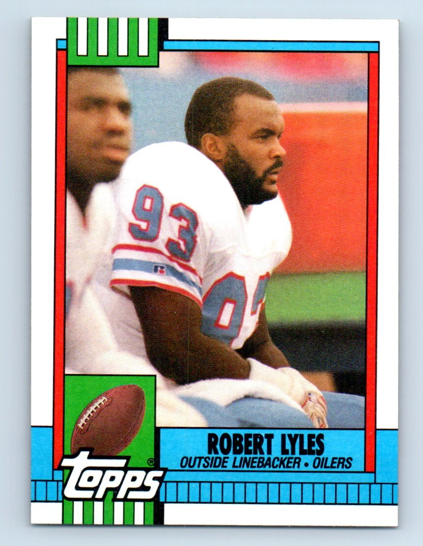1990 Topps Robert Lyles Houston Oilers #212 | eBay