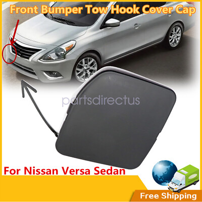 Front Bumper Tow Hook Cover Cap Fit for Nissan Versa Sedan 2016 2017 ...