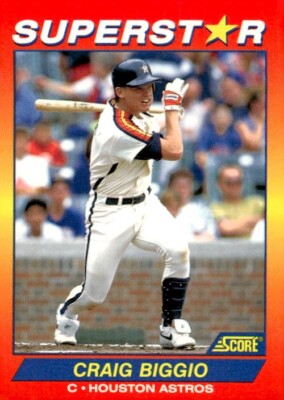 1992 Score Superstar #52 Craig Biggio Houston Astros HOF | eBay